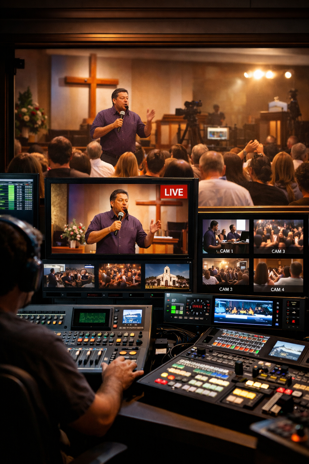 From a small Christian TV station in Colombia to 10,000 live viewers ...